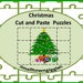 Christmas Cut and Paste Puzzles Fine Motor Skills Preschool ...