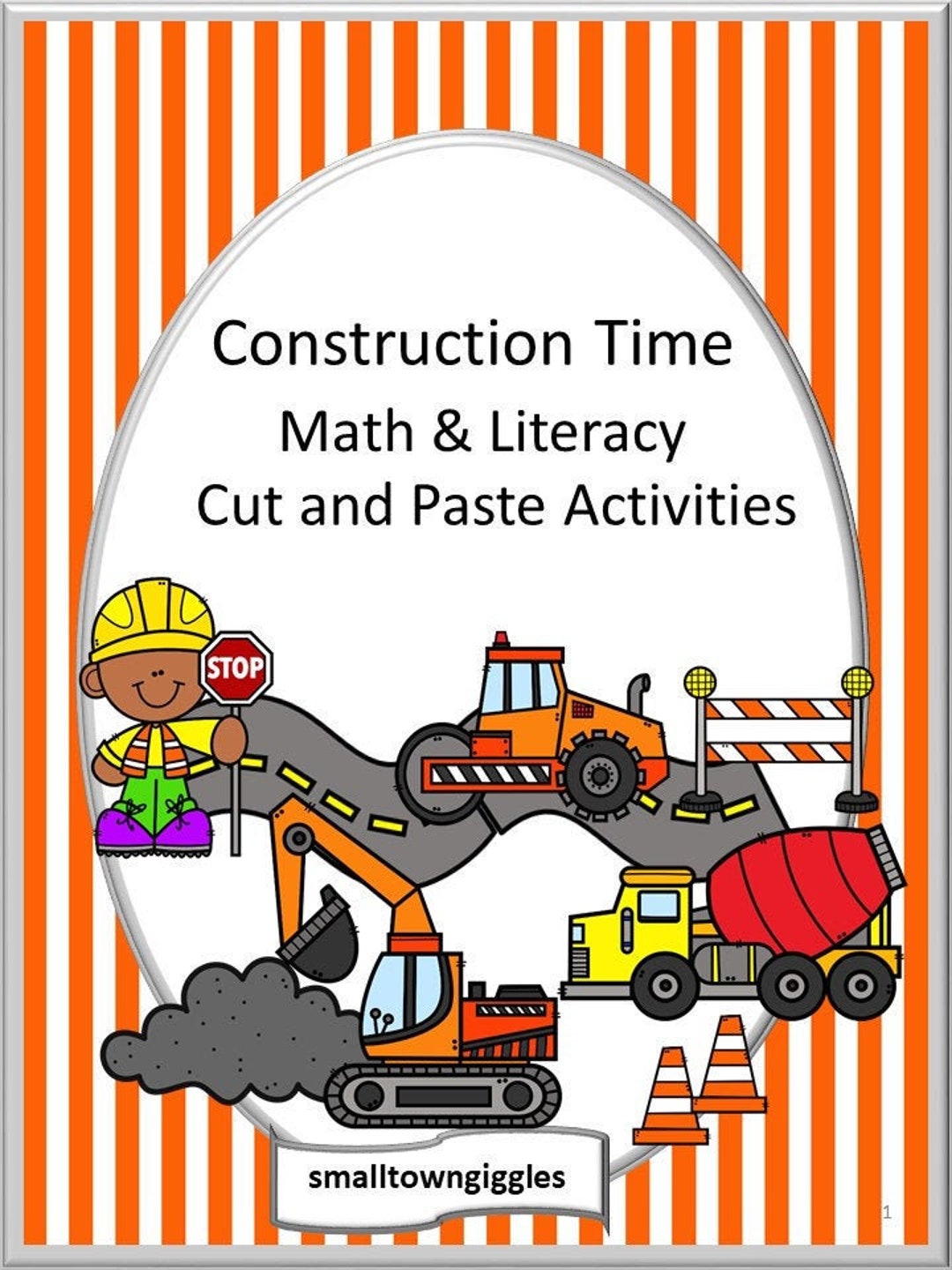 Construction Time Math Literacy Pre-k,k, Special Education Autism ...