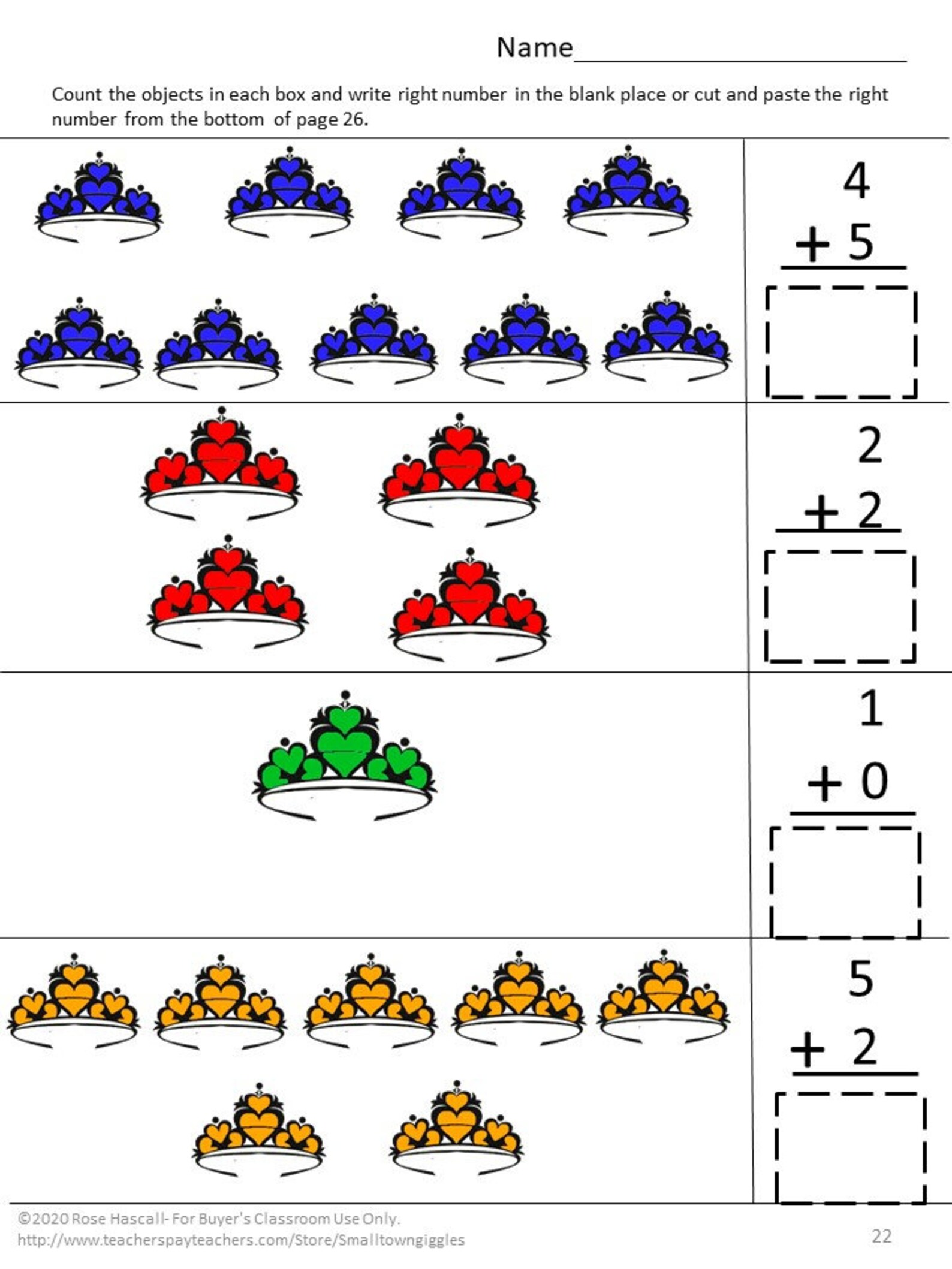 Distance Learning Cinderella Themed Worksheets, Pre-k, K, Special ...