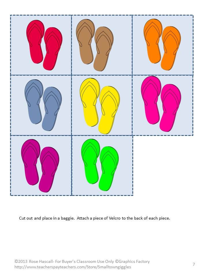 Summer File Folder Games Preschool, Kindergarten, Special Education ...