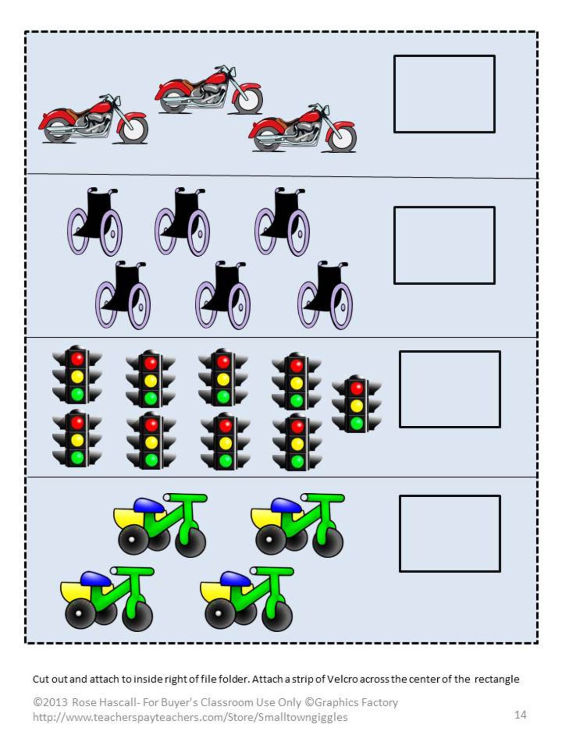 Transportation File Folder Games Pk,k,special Ed, Autism Teaching ...