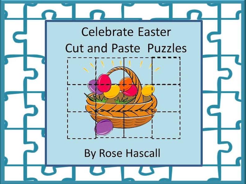 Easter Cut and Paste Printable Puzzles for Centers Early Finishers ...