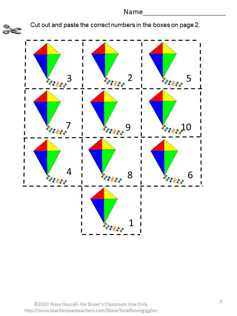 Spring Summer Math Worksheets, Distance Learning, Digital Download P.K ...