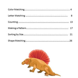 Dinosaurs Math Literacy File Folder Games Fine Motor Special Education ...