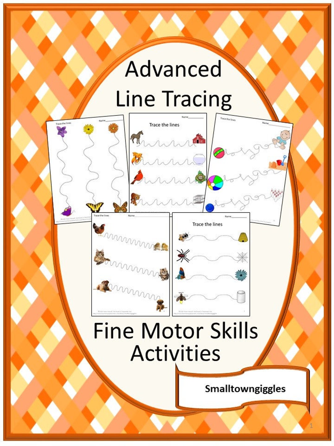 Distance Learning Advanced Line Tracing Activities P-K,K, Special Ed ...