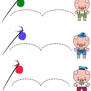 Fine Motor Skills Fairy Tales Tracing Activities P-K,K, Special ...