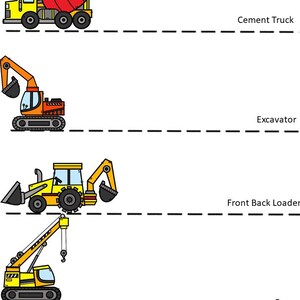 Road Construction Tracing Activities, Fine Motor Skills, Pre-k ...