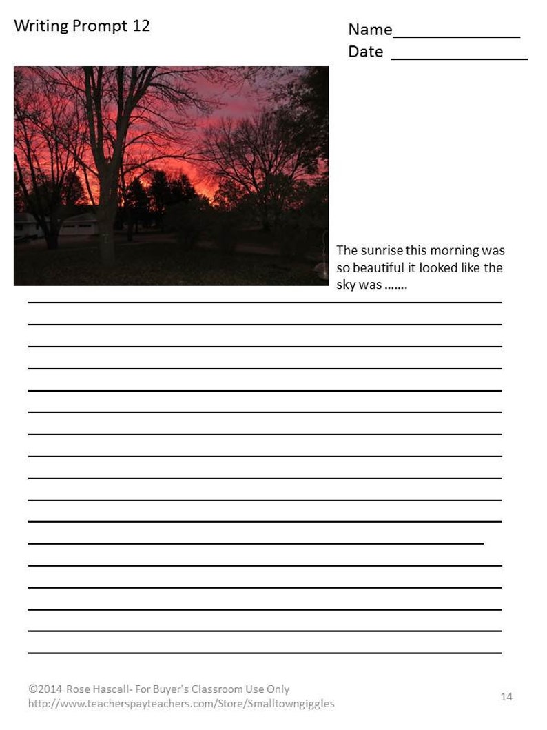 Creative Writing Prompts Paper Original Photography Creative Writing ...