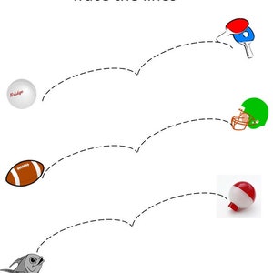 Tracing Worksheets, Fine Motor Skill Activities,sorting Everyday ...