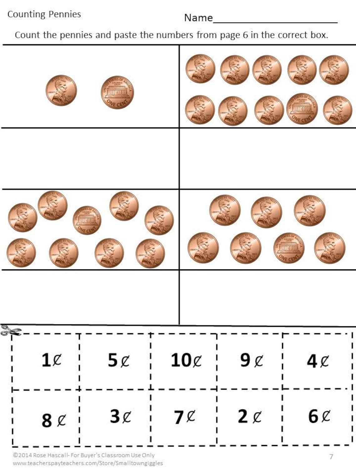 Coins Money Activitie Counting Coins Identifying Coins Special ...