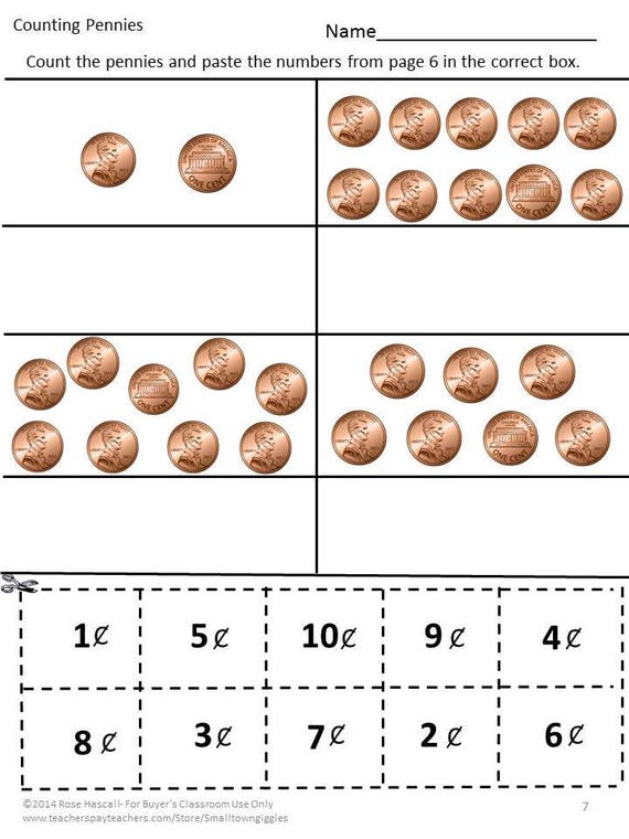 Counting Pennies Counting Coins Money Games Fantastic Fun & Learning