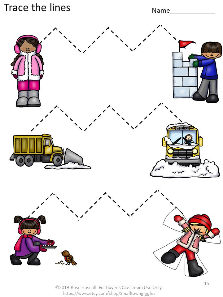 Christmas Printable,tracing Activities,tracing Lines,fine Motor Skills ...