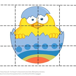 Easter Cut and Paste Printable Puzzles for Centers Early Finishers ...