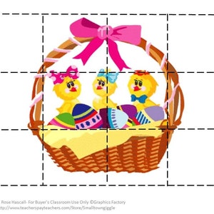 Easter Cut and Paste Printable Puzzles for Centers Early Finishers ...
