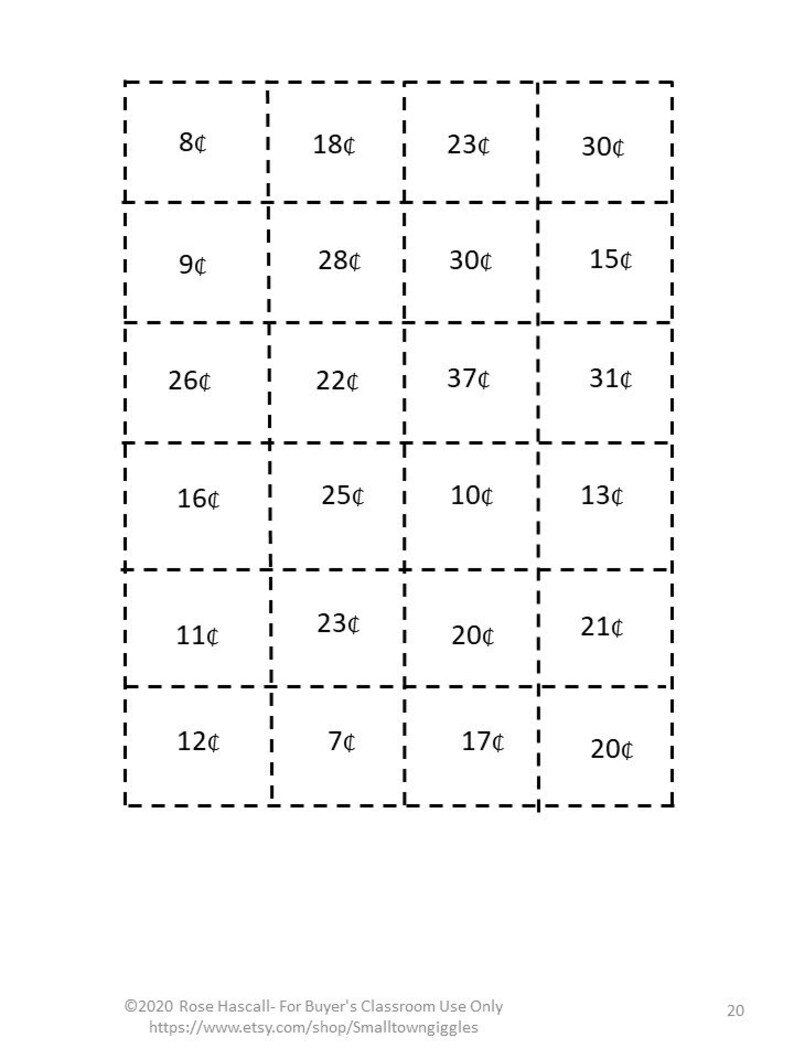 Coins Money Activities Counting Coins Identifying Coins Special ...