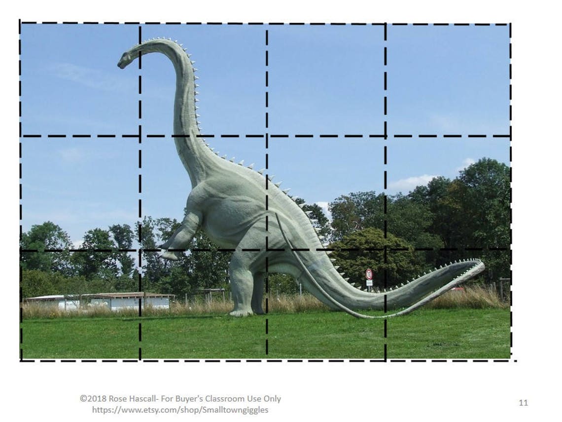 Dinosaur Realistic Photos Cut and Paste Puzzles T-rex Pre-k. - Etsy