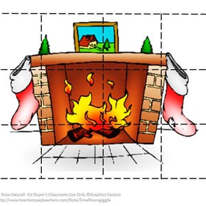 Christmas Cut and Paste Puzzles Fine Motor Skills Preschool ...