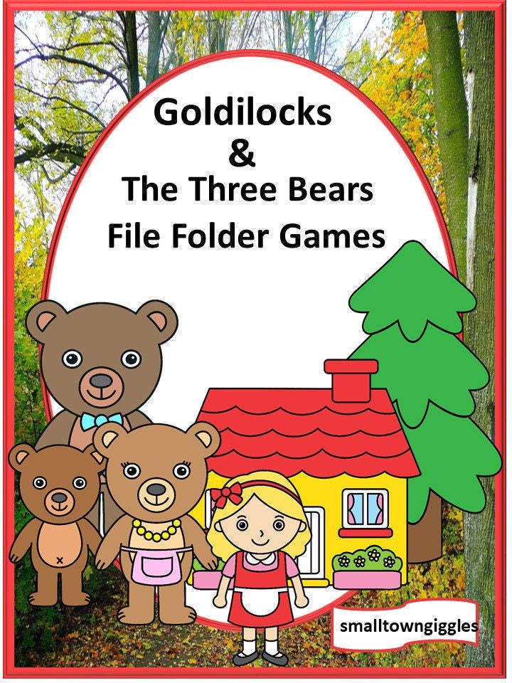 Goldilocks and the Three Bears - Etsy