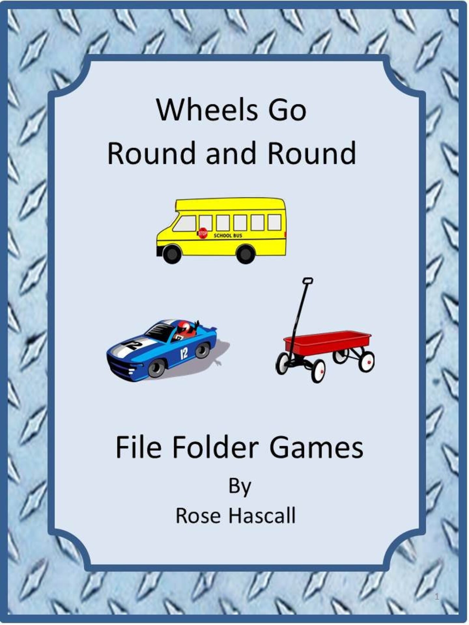 Transportation File Folder Games Pk,k,special Ed, Autism Teaching ...