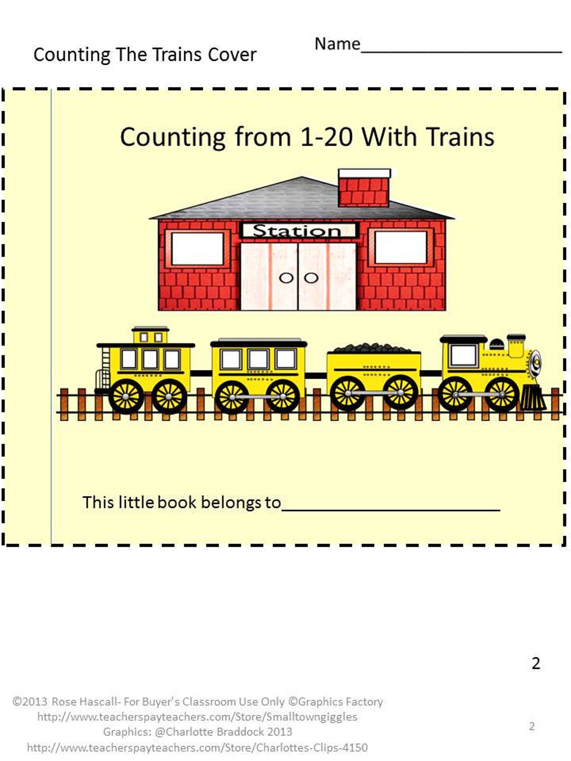 Counting From 1-20 Cut and Paste Little Book - Etsy