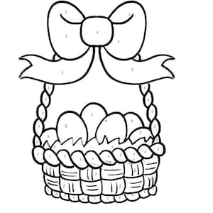 Color by Number Easter, Fine Motor Skills, Kindergarten, Special ...