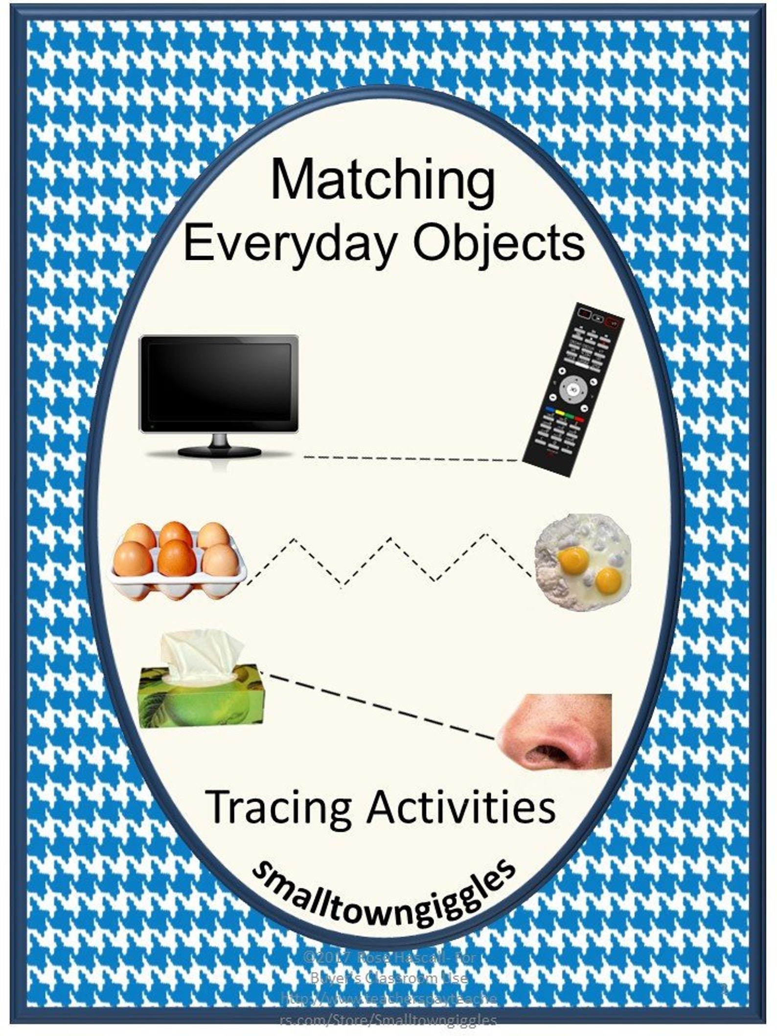Tracing Everyday Objects Life Skills Fine Motor Activities Preschool ...