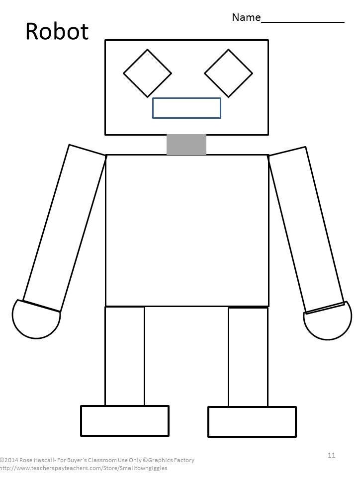 Shapes Set 2 Cut and Paste Shapes, Fine Motor Activities Special ...