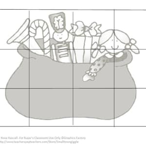 Christmas Cut and Paste Puzzles Fine Motor Skills Preschool ...