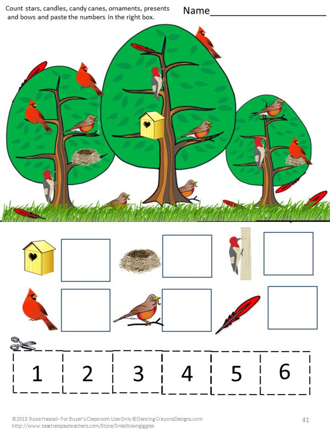 March Unit Math and Literacy Activities Cut and Paste Preschool ...