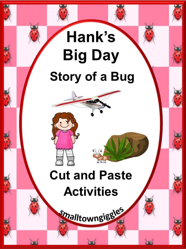 Hanks Big Day Story of a Bug Book Study Digital Download Pre-k K First ...