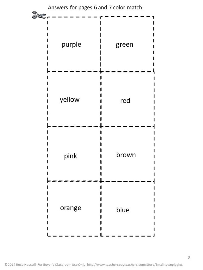 October Kindergarten Cut and Paste Unit Fine Motor Skills Bundle - Etsy