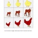 Farm File Folder Games, Farm Animals, Color/ Number Recognition ...