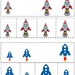 Sorting by Size Space Ships Cut and Paste Worksheet Set Preschool ...