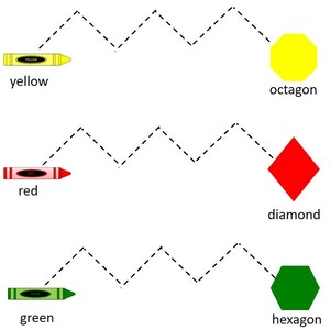 Tracing Shapes and Color Activities Geometry P-K, K, Early Childhood ...