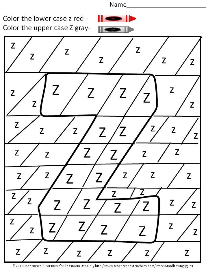 Special Education ABC Color by Code, Preschool, Kindergarten, Autism ...