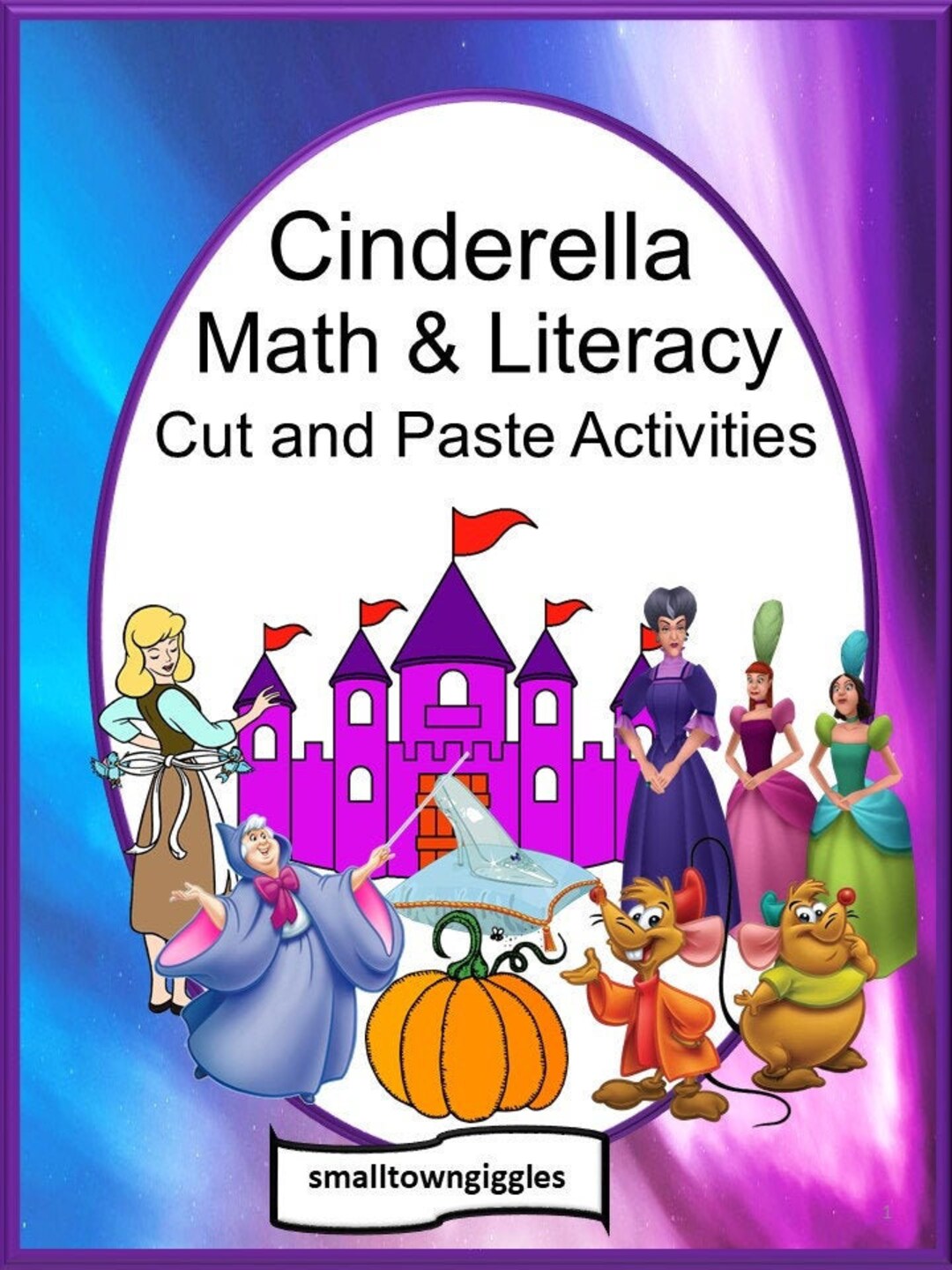 Distance Learning Cinderella Themed Worksheets, Pre-k, K, Special ...