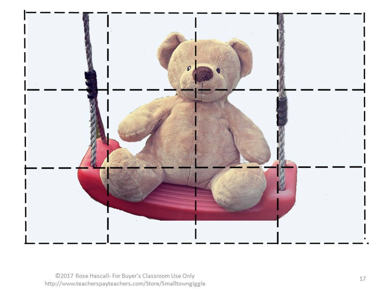 Teddy Bear Cut and Paste Puzzles, Fine Motor Skills, Printable Digital ...