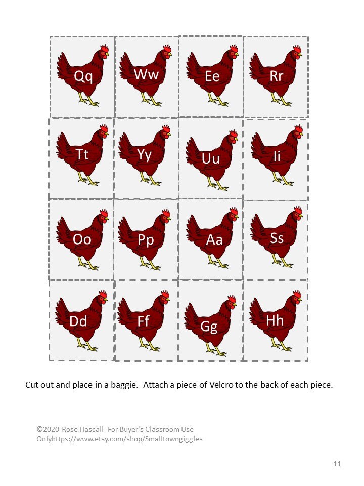 Preschool File Folder Games, Farm Animals Printables, Digital Download ...