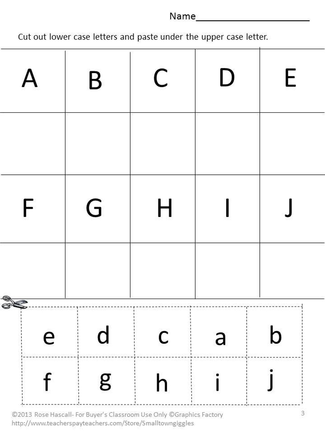 Distance Learning, Alphabet Writing Practice Worksheet Set, Digital ...