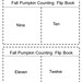 Fall Counting Pumpkins Interactive Cut and Paste Notebook Flip Book ...