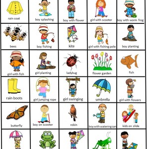 SPRING BINGO Early Childhood Kindergarten Special Education Autism ...