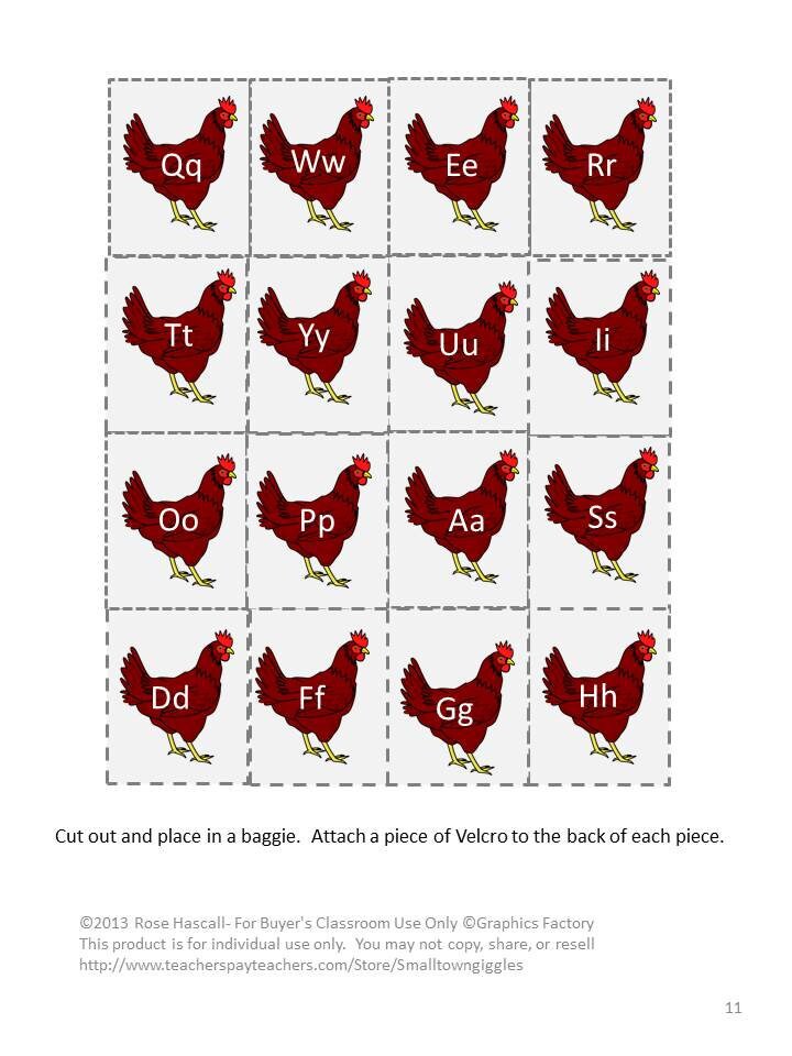 Farm File Folder Games, Farm Animals, Color/ Number Recognition ...