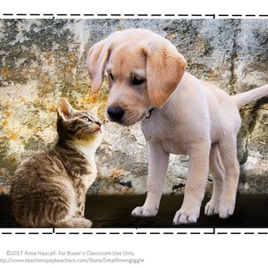 Dogs Puppies Cut and Paste Puzzles, Fine Motor Skills, Teaching ...
