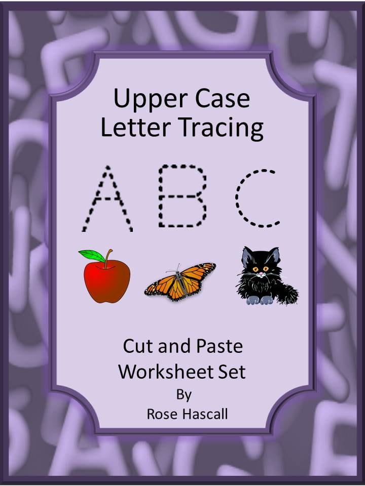 Alphabet Worksheets, Tracing Activities, Special Education, Autism ...