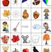 Autumn Fall BINGO Game, Listening Skills + Visual Discrimination ...