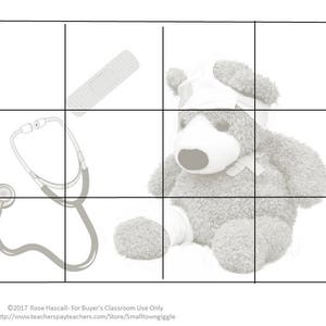 Teddy Bear Cut and Paste Puzzles Preschool Kindergarten Special ...