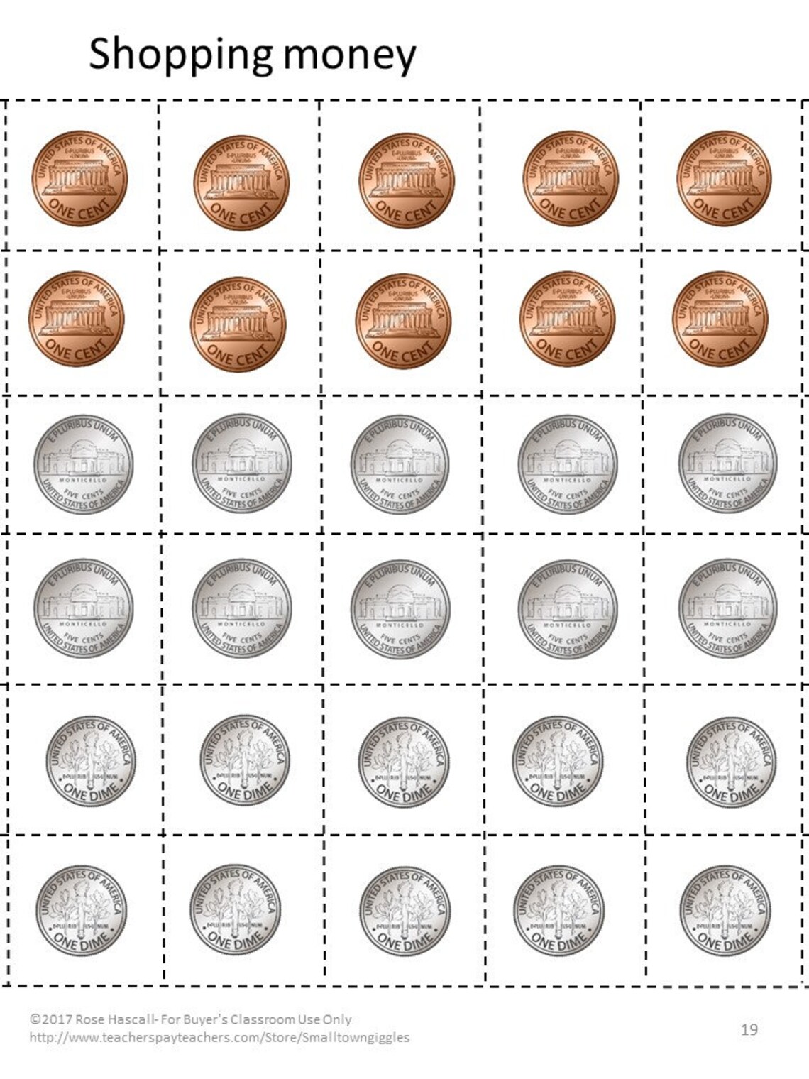 Coins Money Activities Counting Coins Identifying Coins Special ...