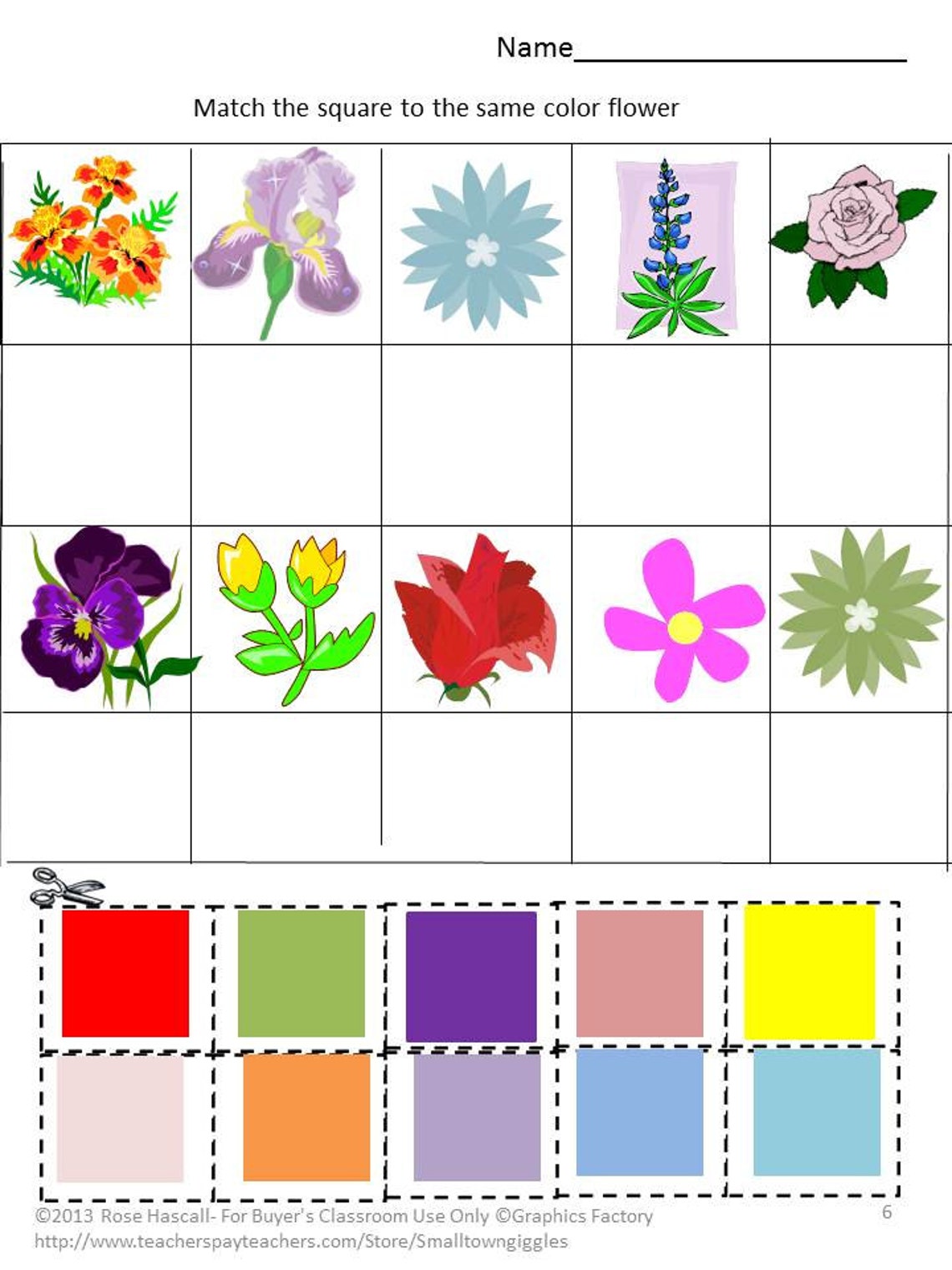 Teaching Materials, Instant Printable, Back to School,20 Cut and Paste ...