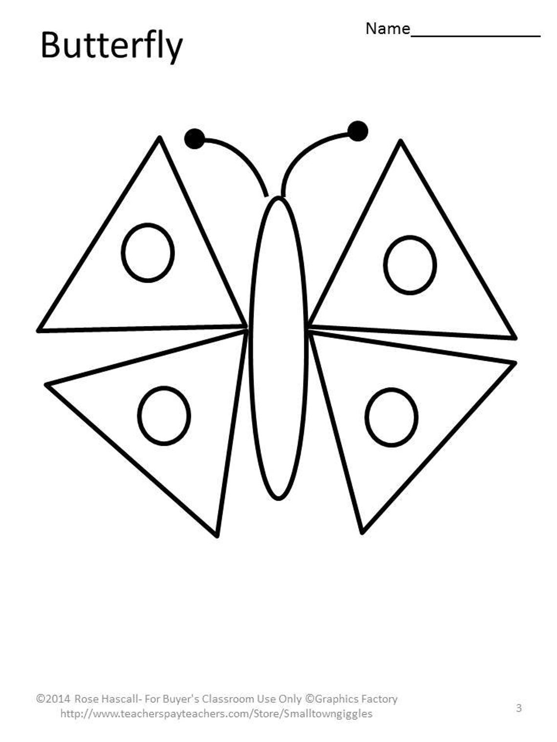 Shapes Set 2 Cut and Paste Shapes, Fine Motor Activities Special ...