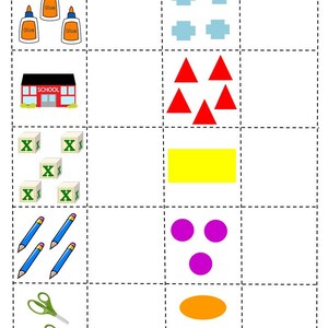 Back to School Basic Concepts Cut and Paste Fine Motor Skills ...